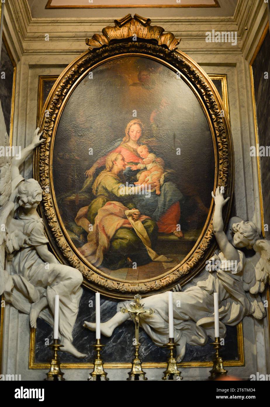 Fresco, art, and architecture from Roma and Italy Stock Photo - Alamy