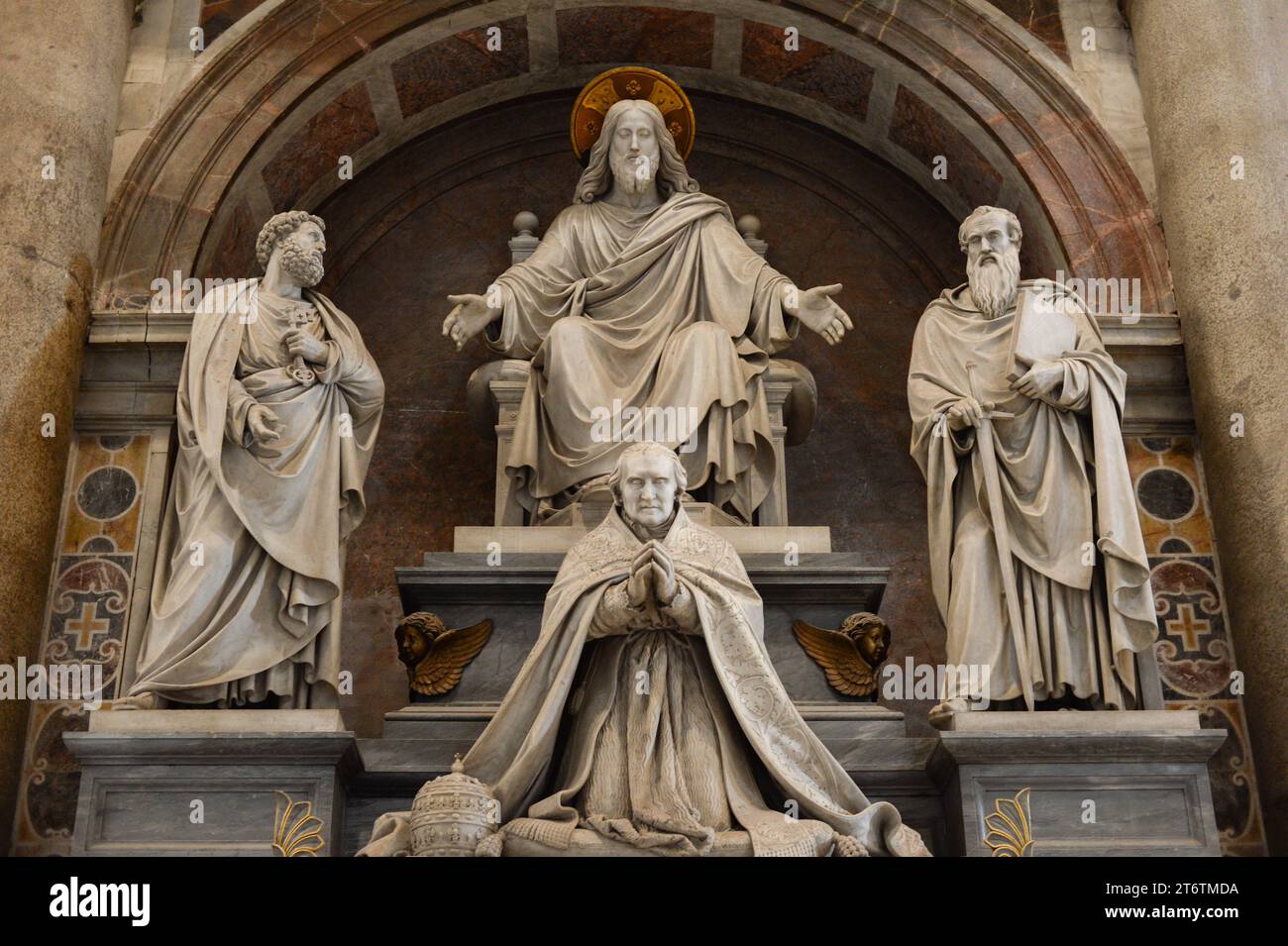 Fresco, art, and architecture from Roma and Italy Stock Photo - Alamy