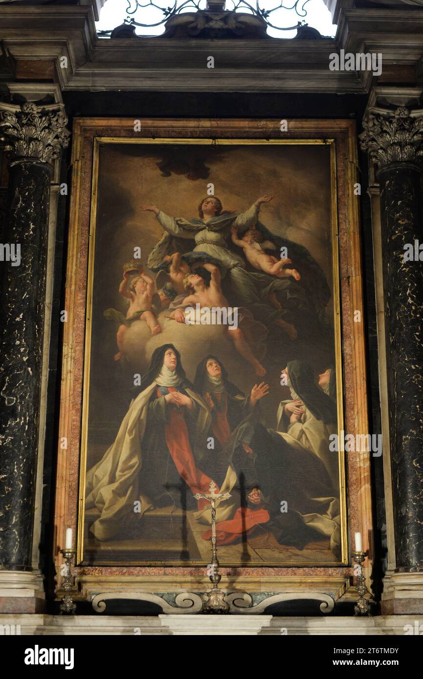 Fresco, art, and architecture from Roma and Italy Stock Photo - Alamy