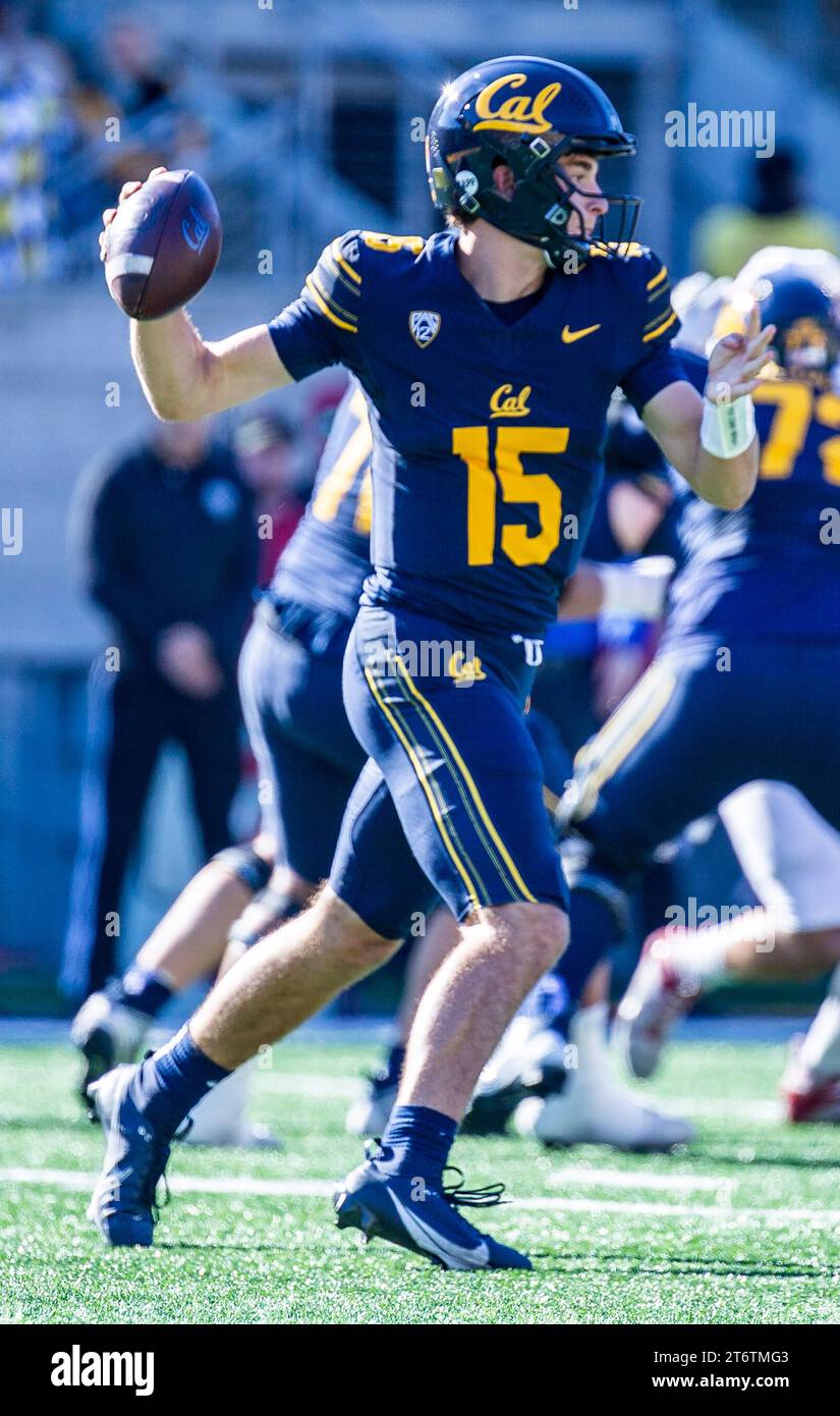 November 11, 2023 Berkeley, CA U.S.A. California quarterback Fernando ...
