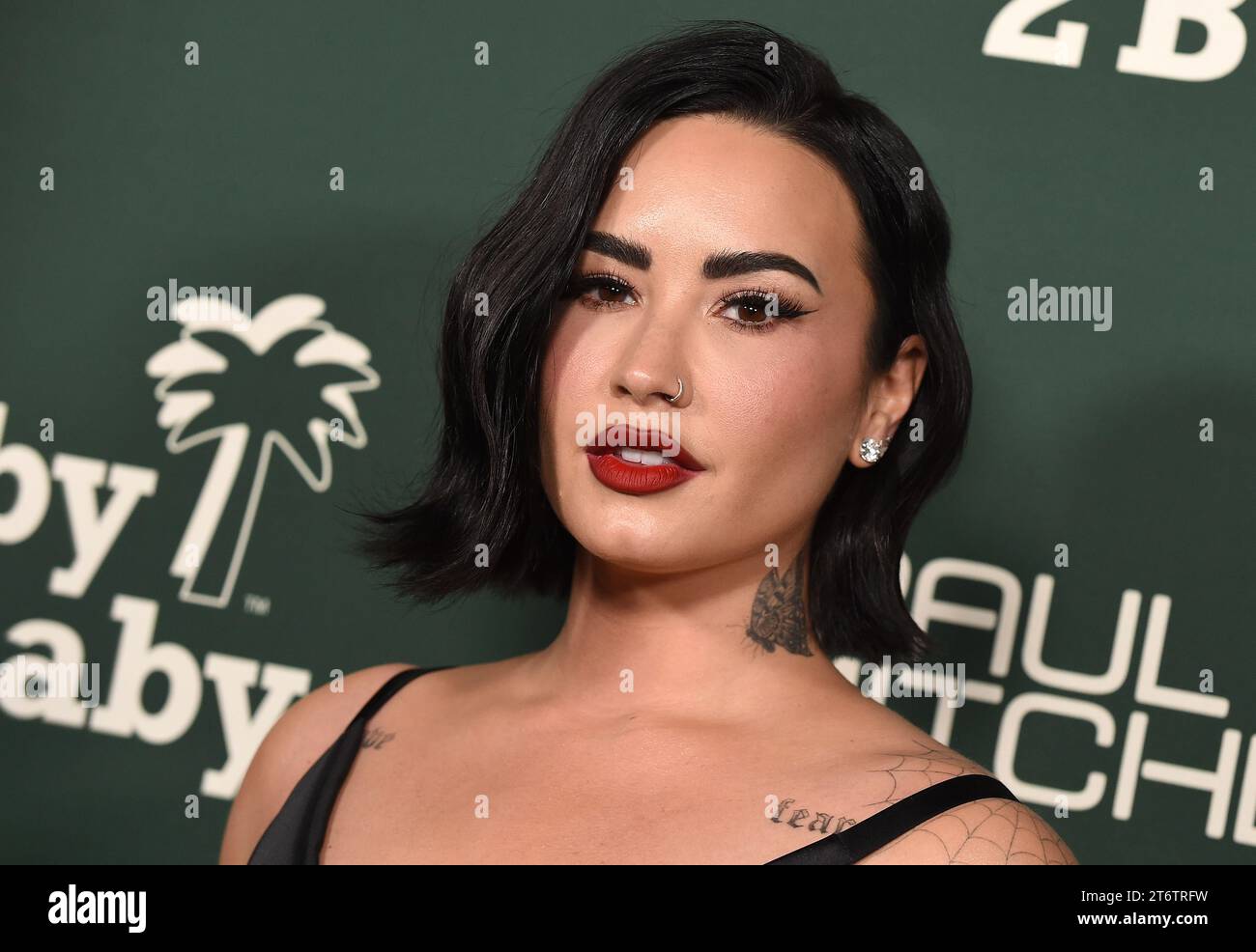 Demi Lovato arriving to the 2023 Baby2Baby Gala held at the Pacific ...
