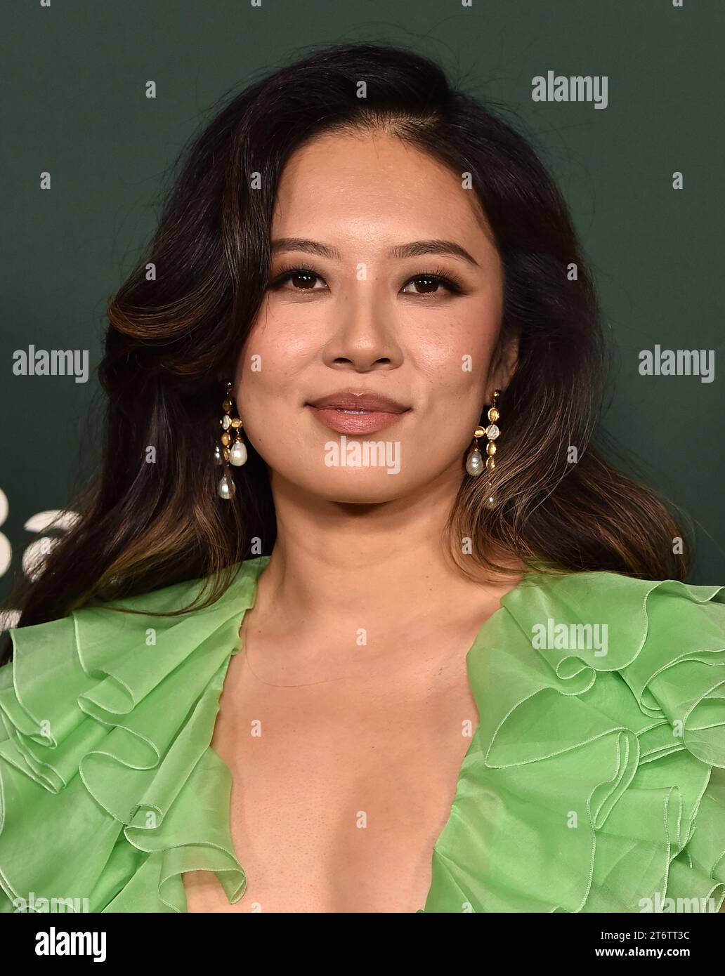 Christine Ko arriving to the 2023 Baby2Baby Gala held at the Pacific ...