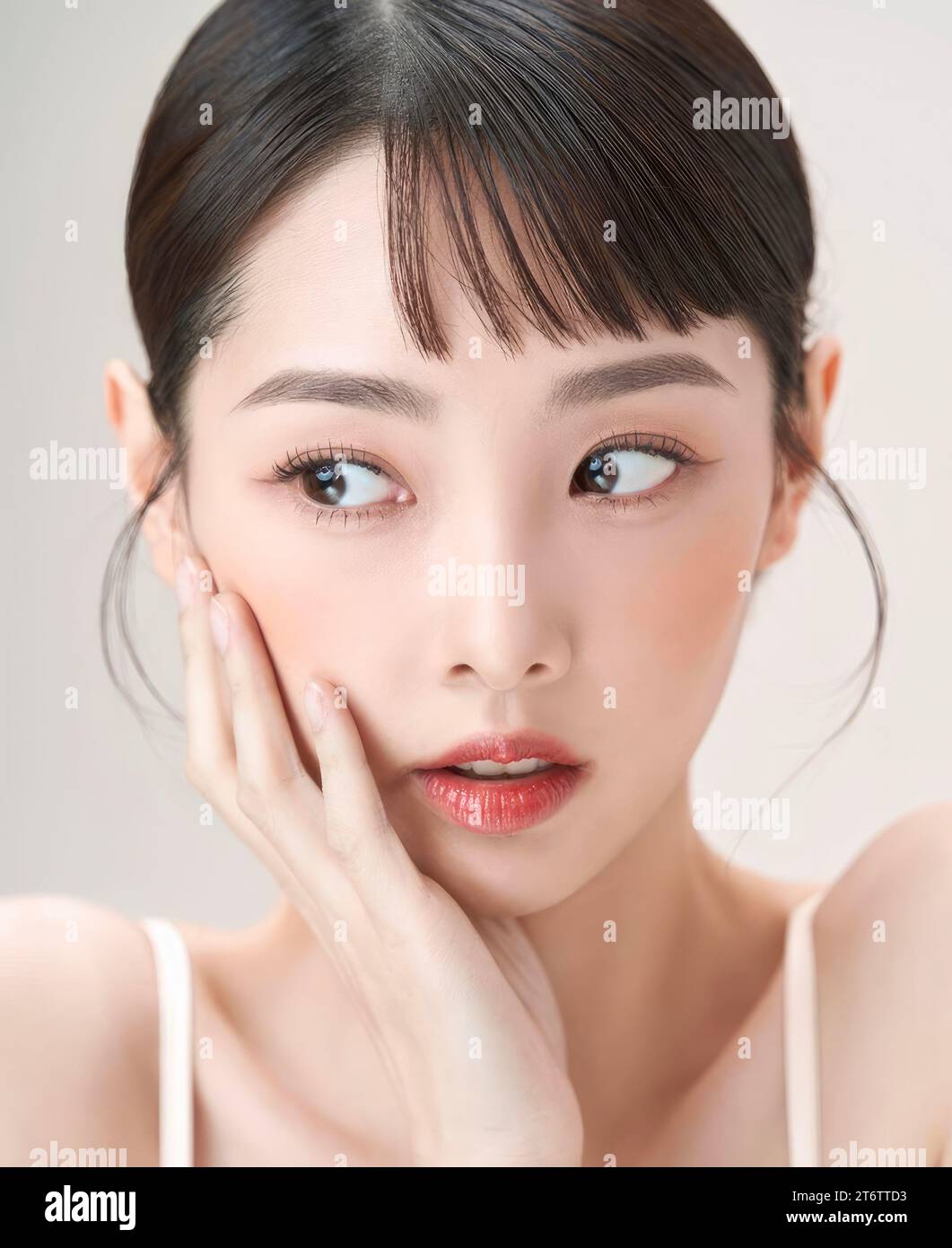 Healthy habits for a naturally beautiful face Stock Photo - Alamy