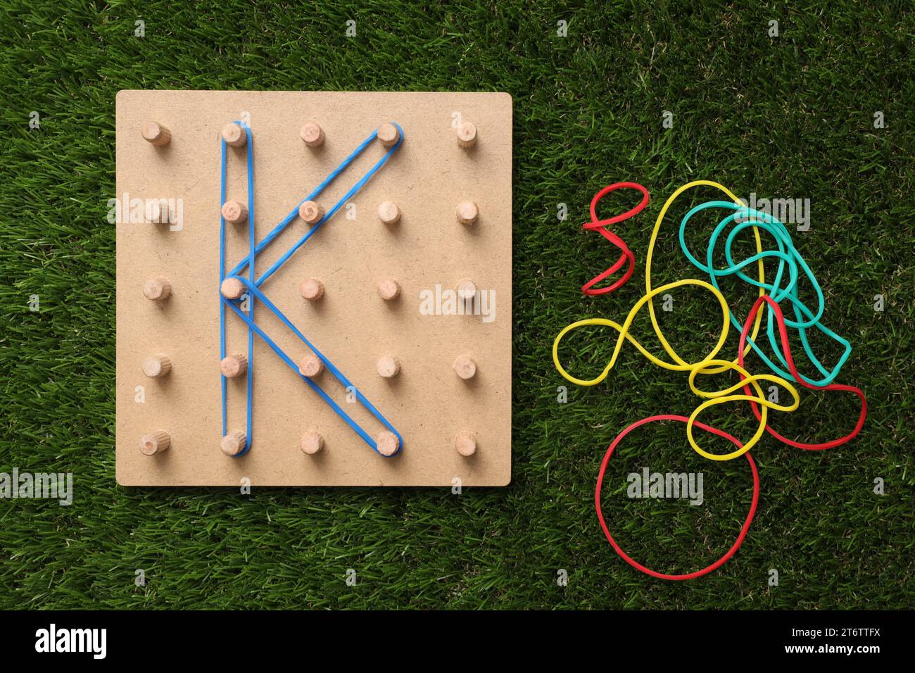 Letter alphabet made grass hi-res stock photography and images - Alamy