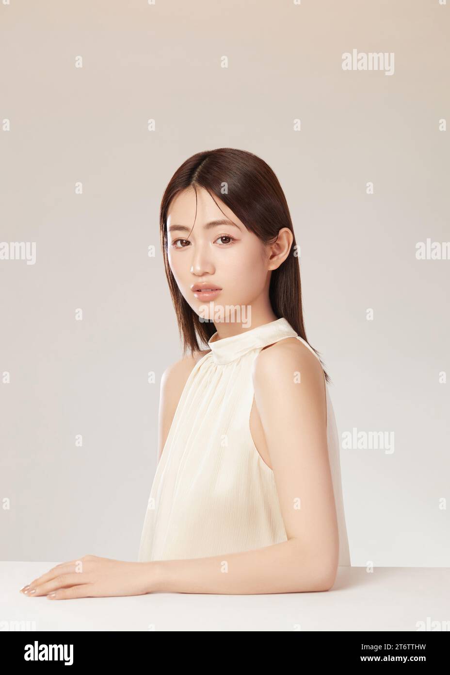 Healthy habits for a naturally beautiful face Stock Photo - Alamy