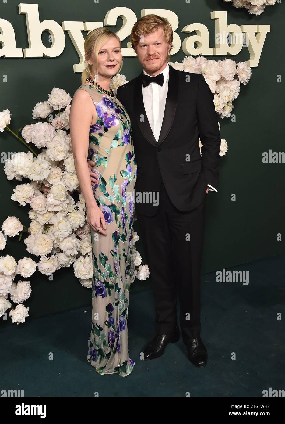 Kirsten Dunst and Jesse Plemons arriving to the 2023 Baby2Baby Gala ...