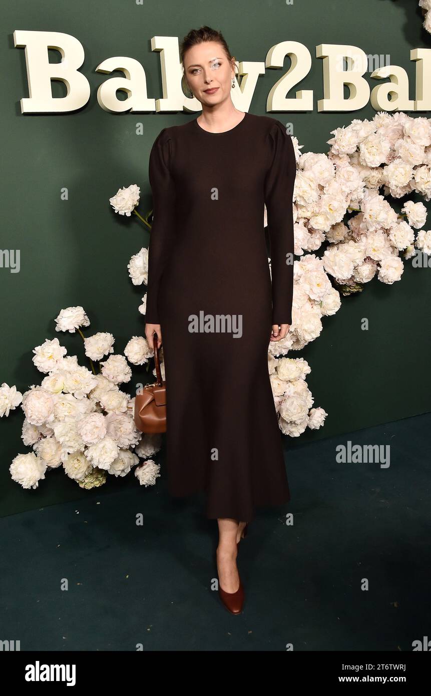 Maria Sharapova arriving to the 2023 Baby2Baby Gala held at the Pacific ...