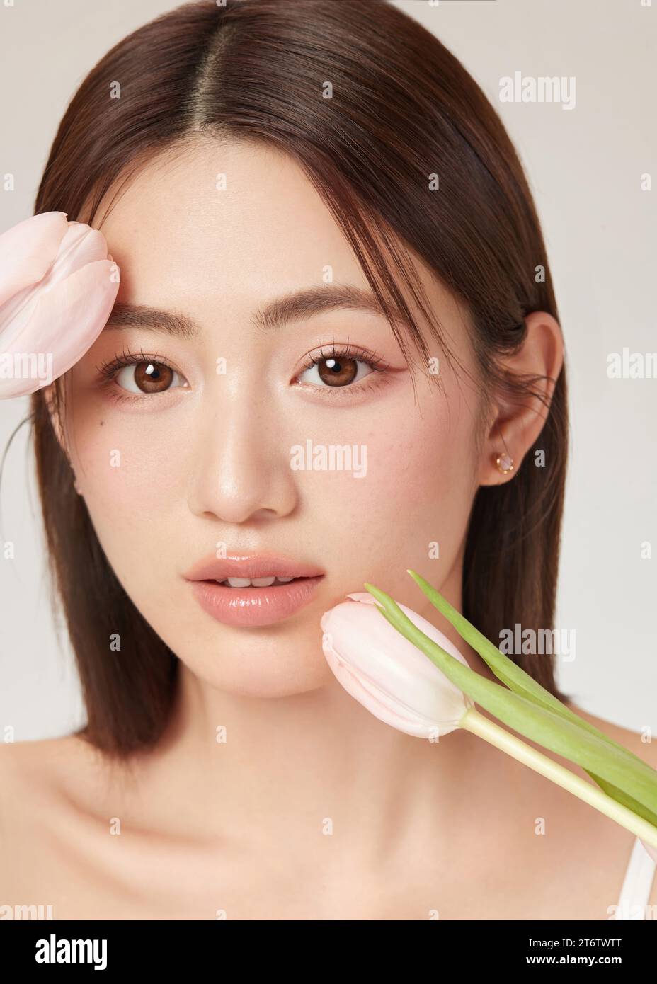 Healthy habits for a naturally beautiful face Stock Photo - Alamy