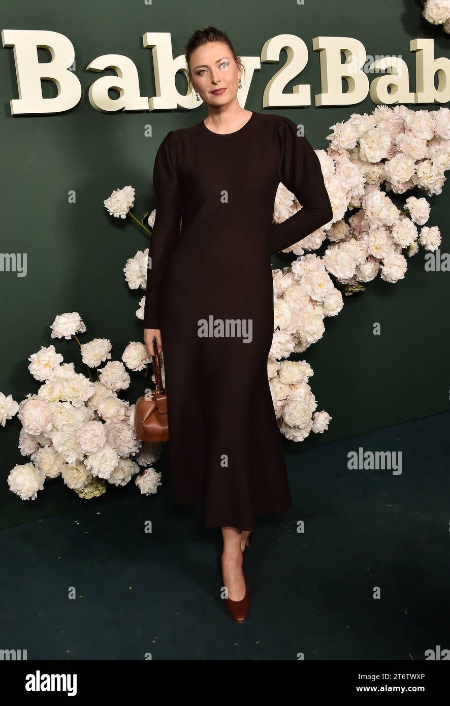 Maria Sharapova arriving to the 2023 Baby2Baby Gala held at the Pacific ...