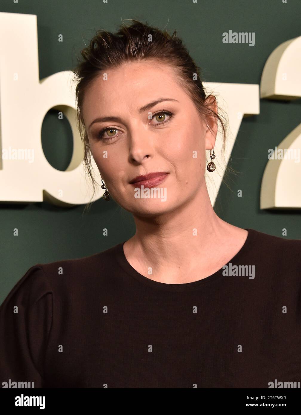 Maria Sharapova arriving to the 2023 Baby2Baby Gala held at the Pacific ...