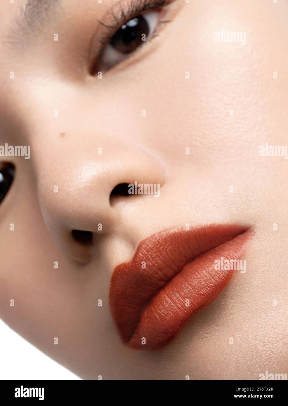 Asian women's faces are beautified with cosmetics, faces for ...