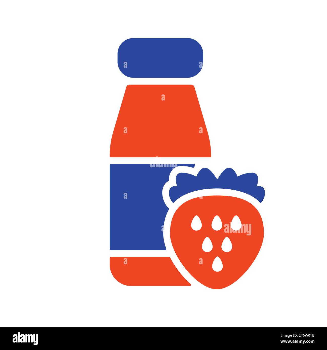 Strawberry yoghurt granola Stock Vector Images - Alamy