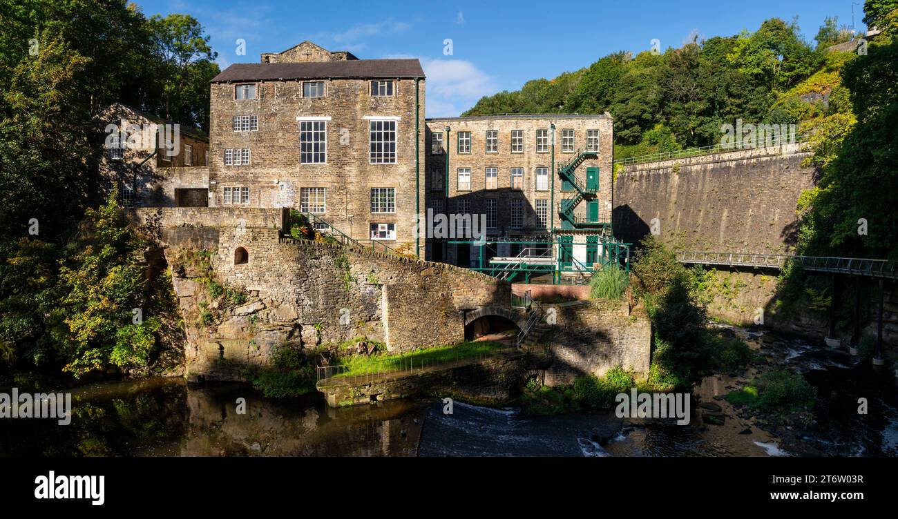 The Torrs Riverside Park at New Mills, Derbyshire, England Stock Photo ...