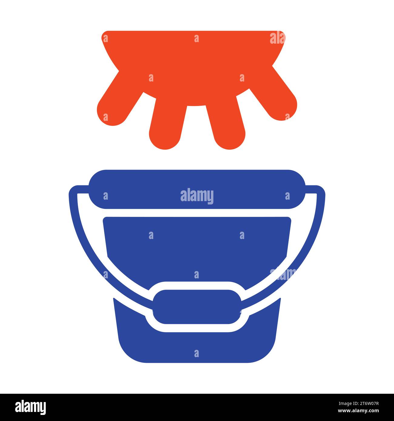 Cow udder and buckets. Fresh milk vector icon. Dairy product sign ...