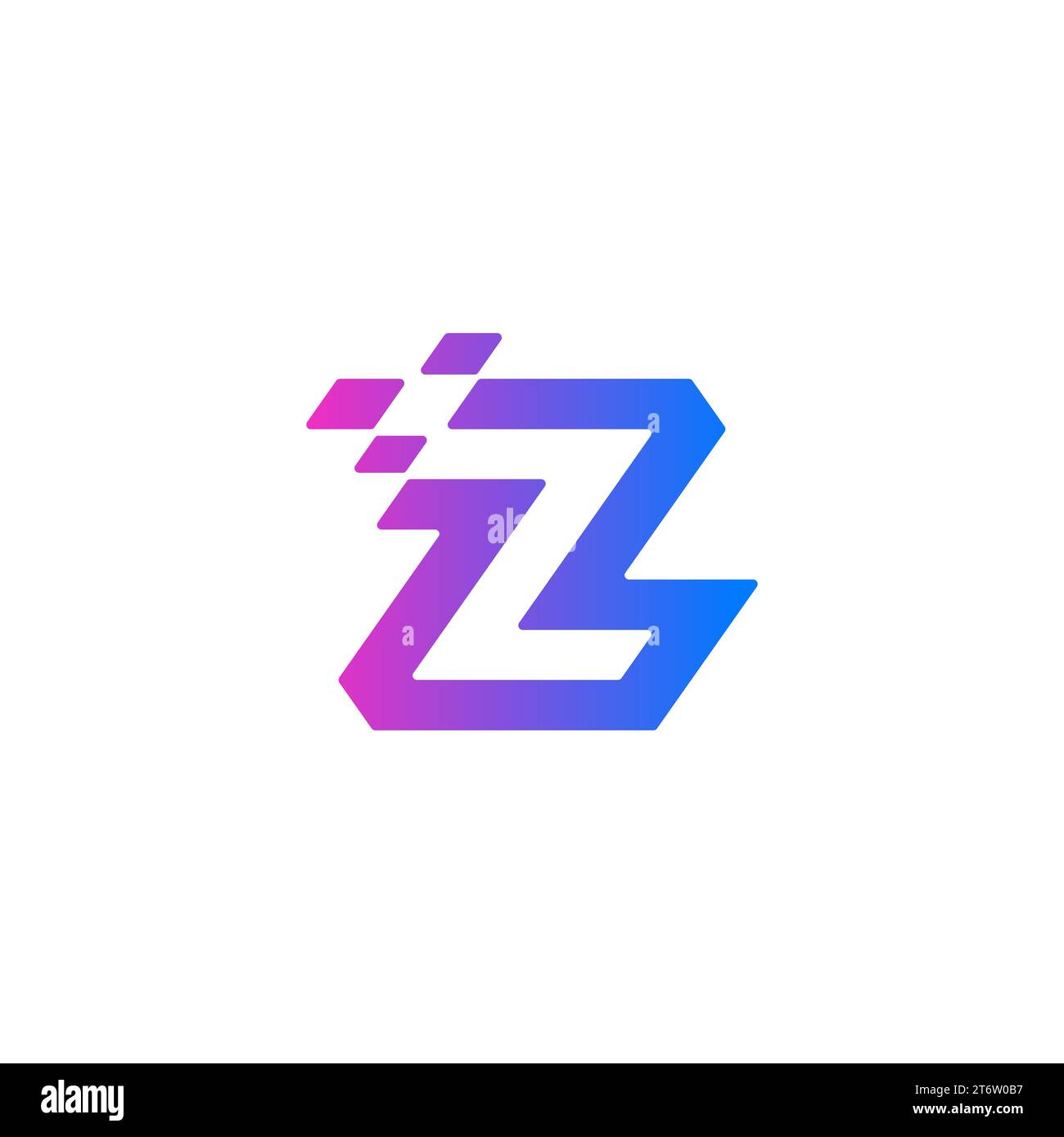 Digital monogram z branding hi-res stock photography and images - Alamy