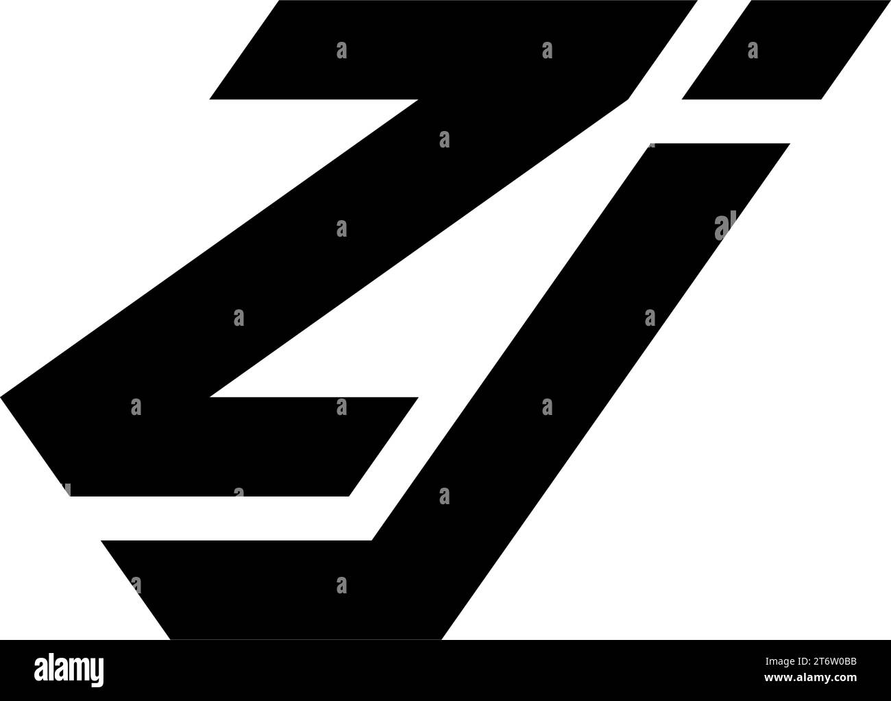 Zj logo, Zj Monogram, Initial Zj Logo, Letter Zj logo, Icon, Vector ...