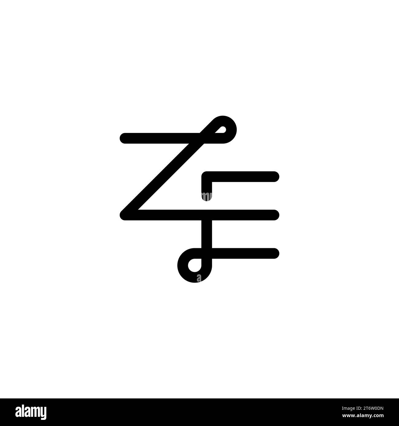 ZE logo, ZE Monogram, Initial ZE Logo, Letter ZE logo, Icon, Vector ...