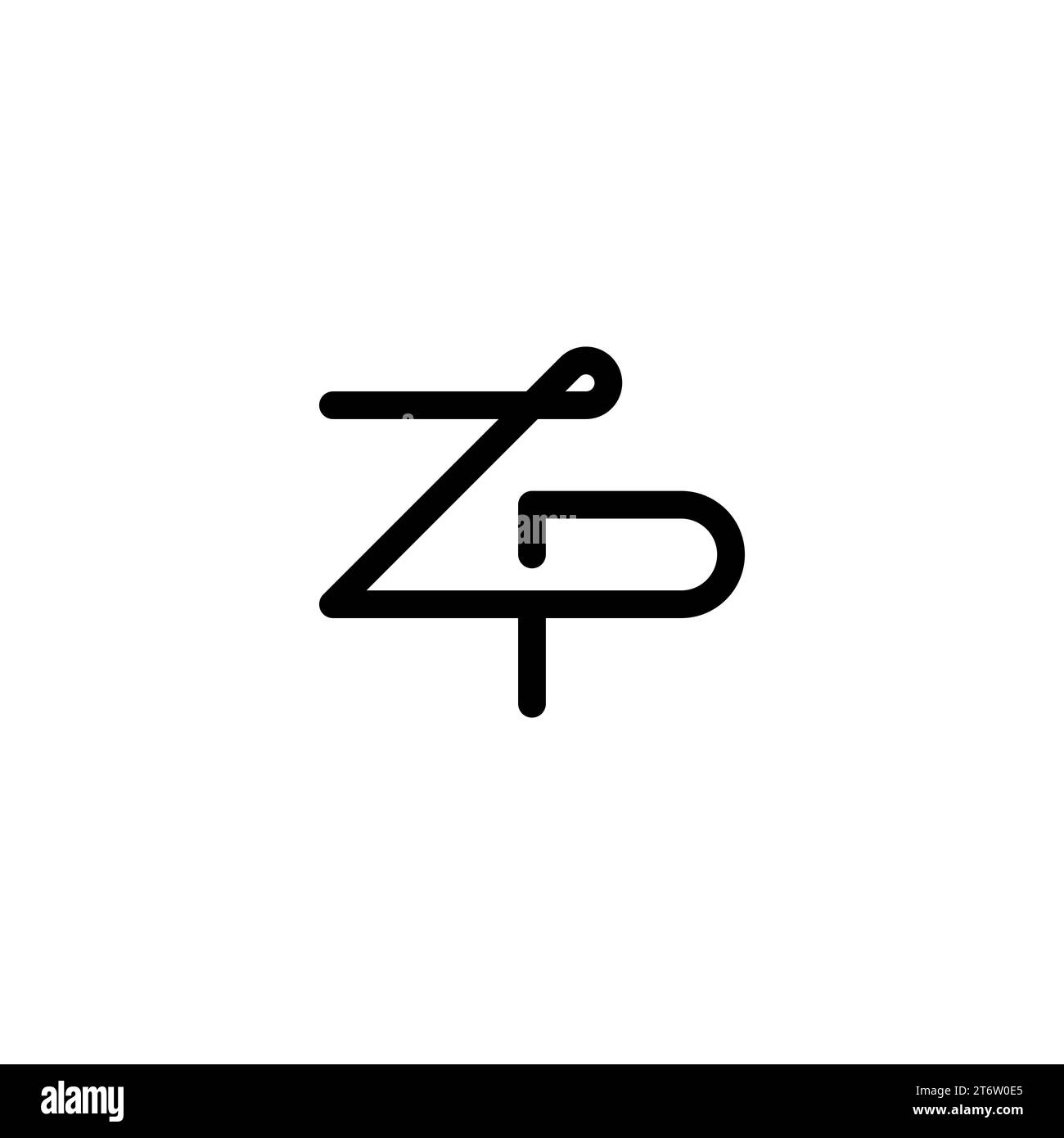 ZP logo, ZP Monogram, Initial ZP Logo, Letter ZP logo, Icon, Vector ...