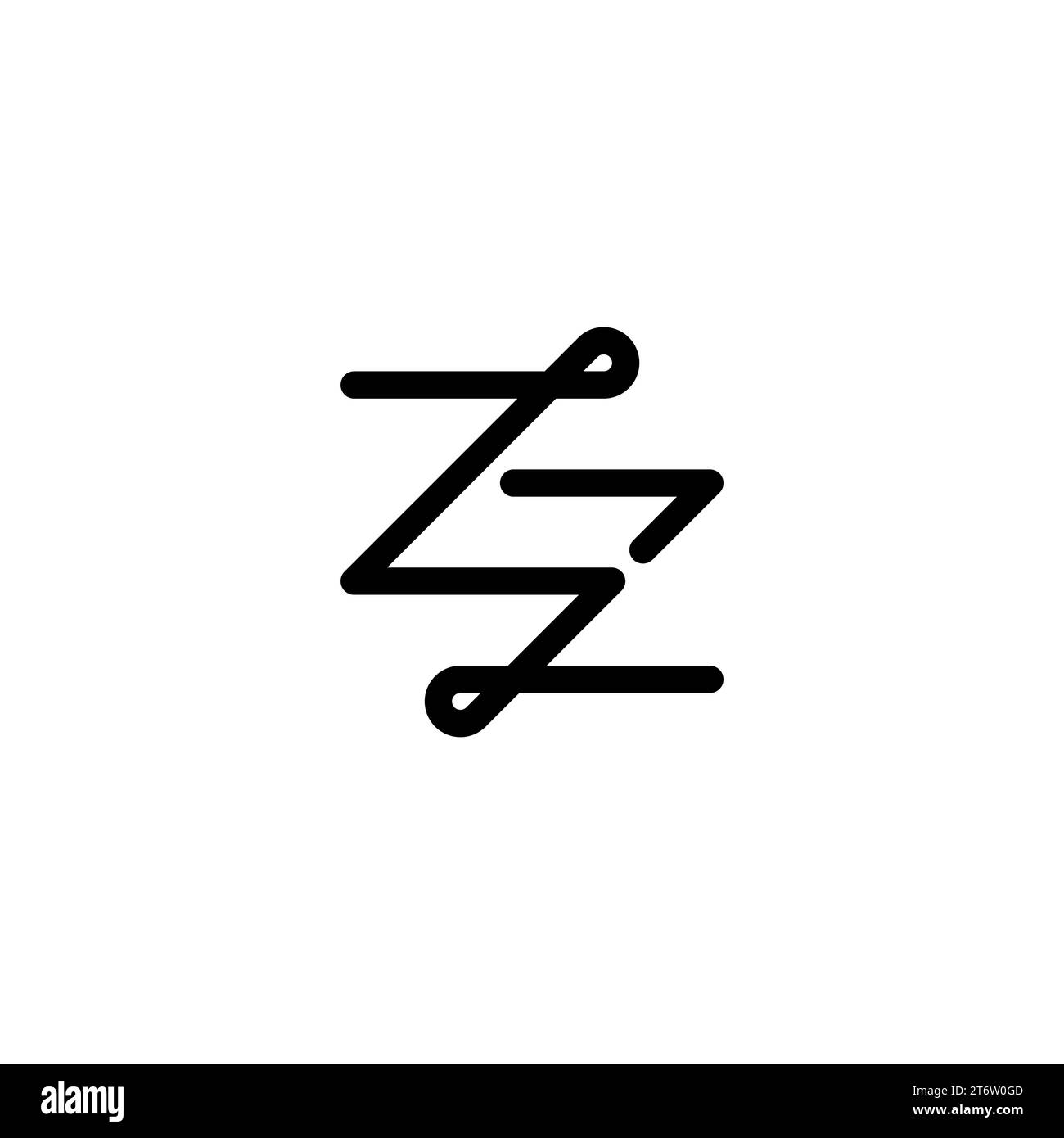 Zz initials logo Stock Vector Images - Alamy