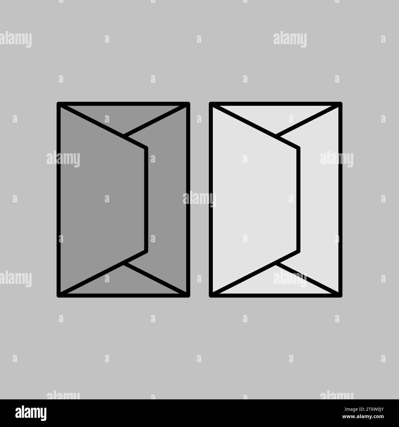 Paper package with cottage cheese vector grayscale icon. Dairy product ...