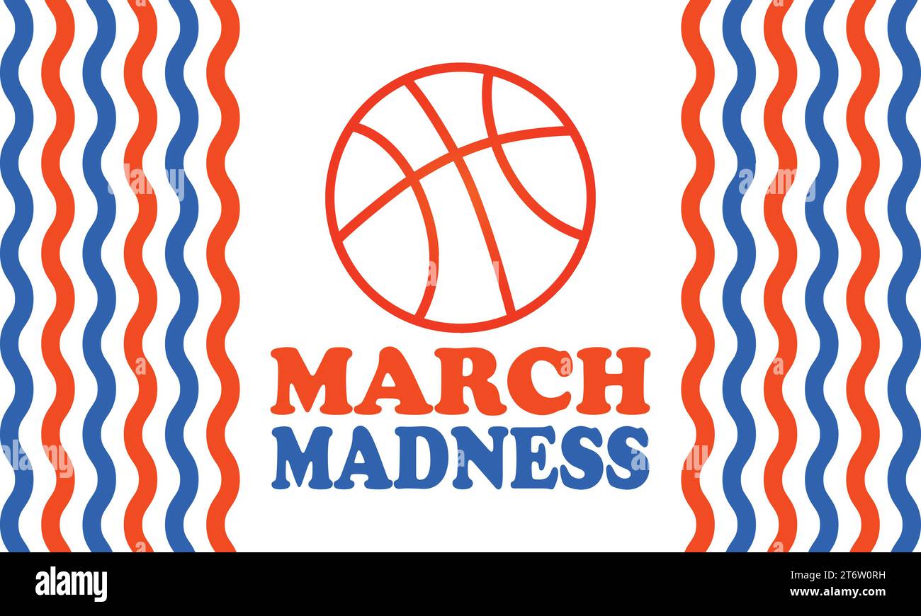 March Madness. Vector illustration. Suitable for greeting card, Sport ...