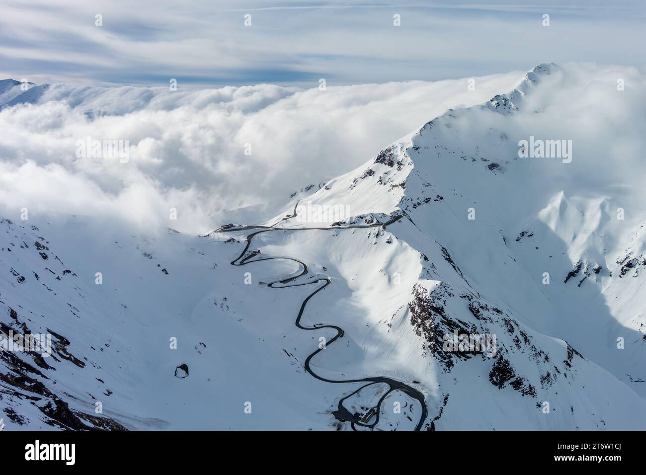 Spectacular grossglockner high alpine road in austria hi-res stock ...