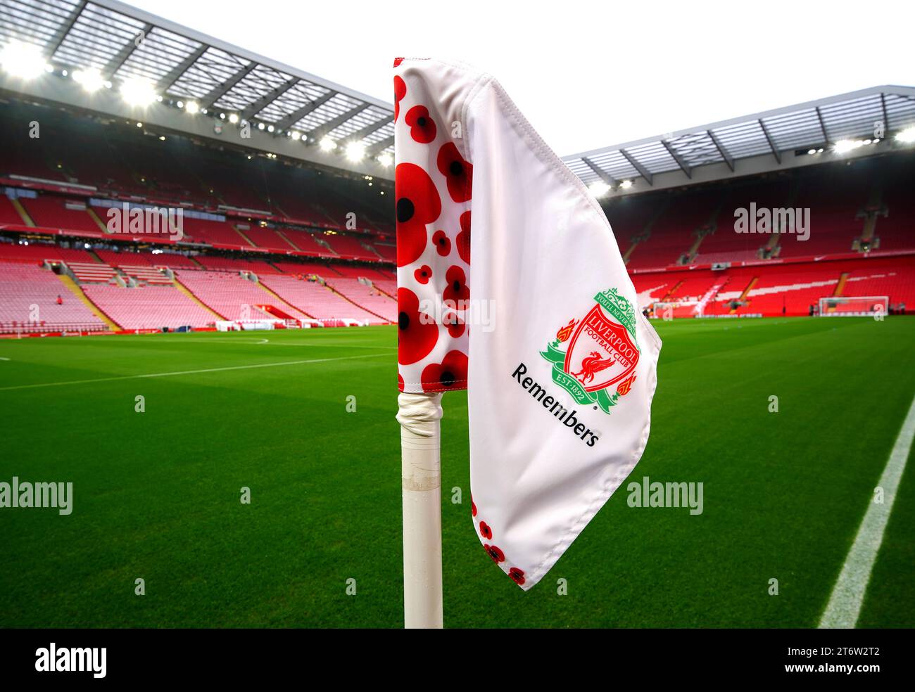 The corner flag anfield hi-res stock photography and images - Alamy