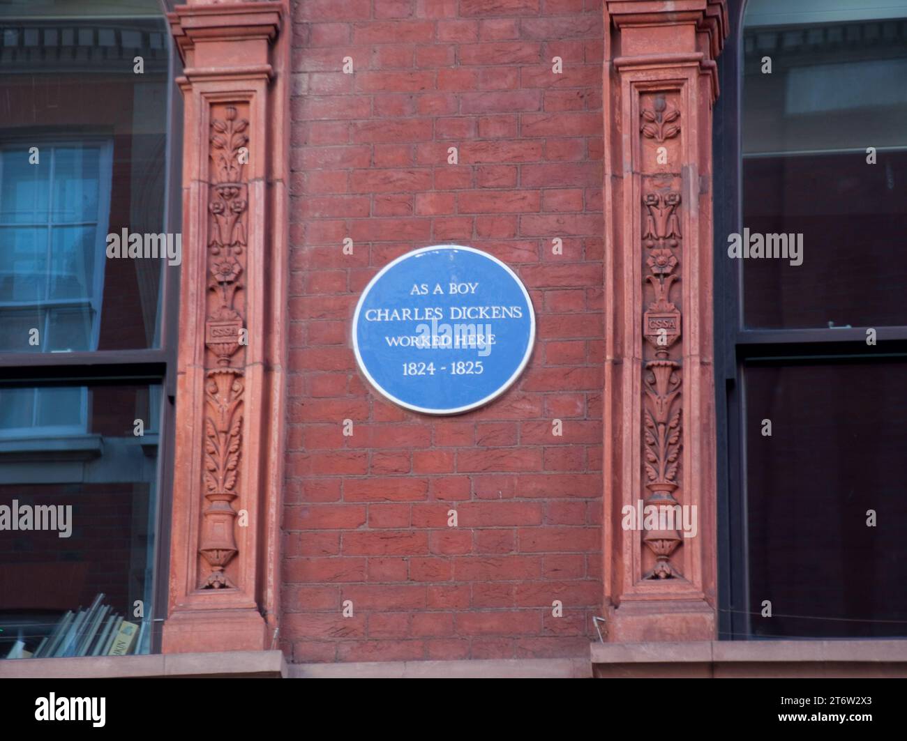 Building in which Charles Dickens worked as a boy (1824 - 1825), Covent ...