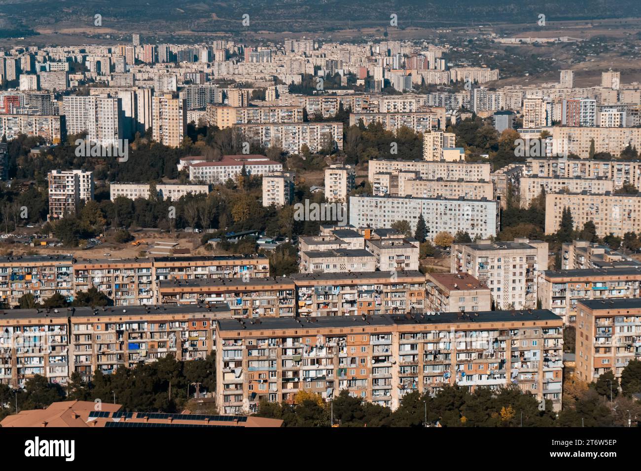 old soviet residential district Gldani, Tbilisi Georgia Stock Photo - Alamy