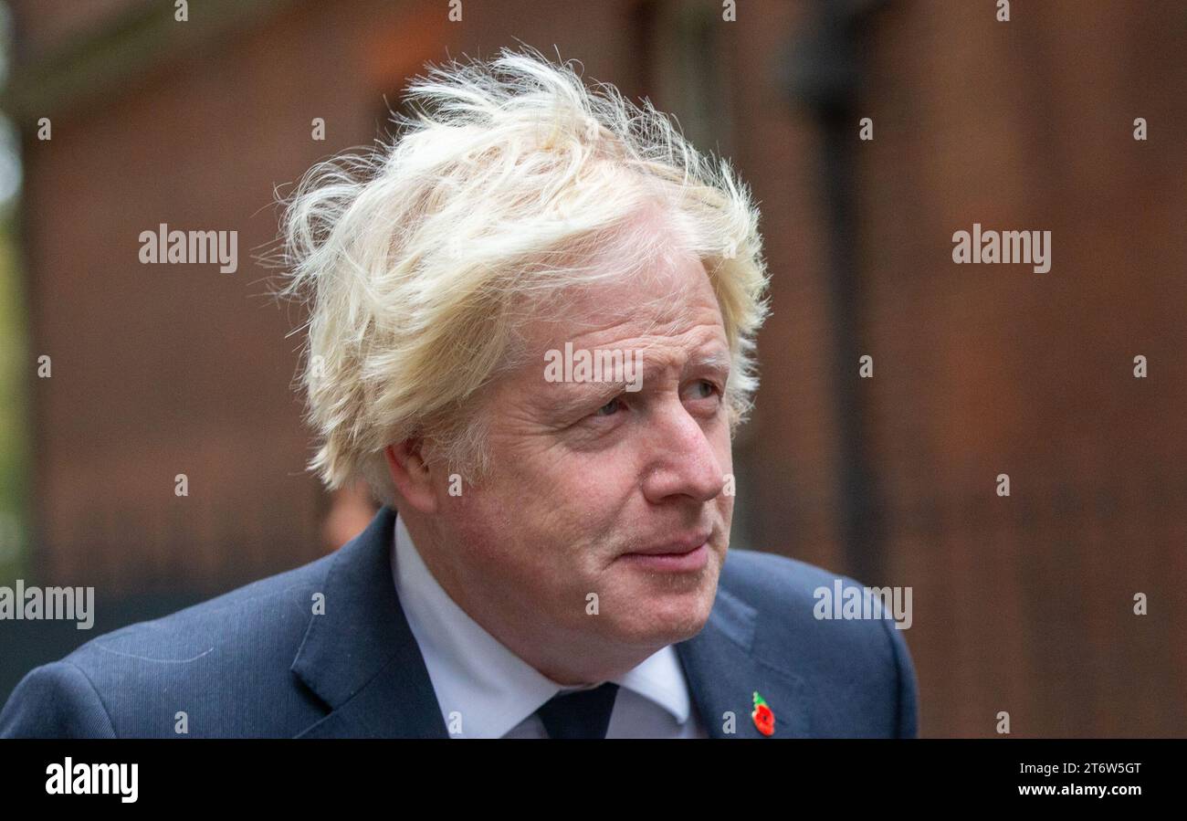 London, England, UK. 12th Nov, 2023. Former UK Prime Minister BORIS ...