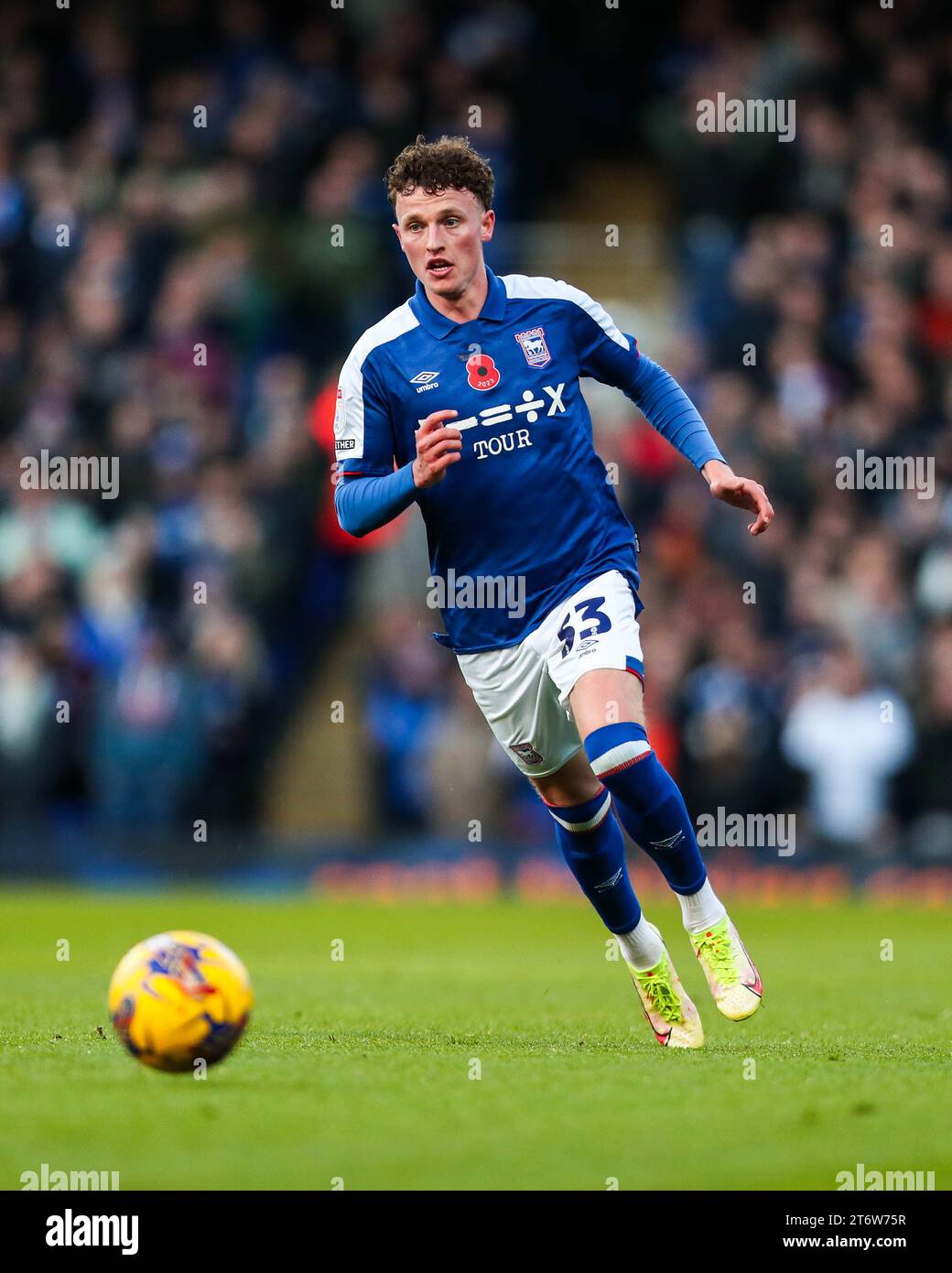 Ipswich Town's Nathan Broadhead in action during the Sky Bet ...
