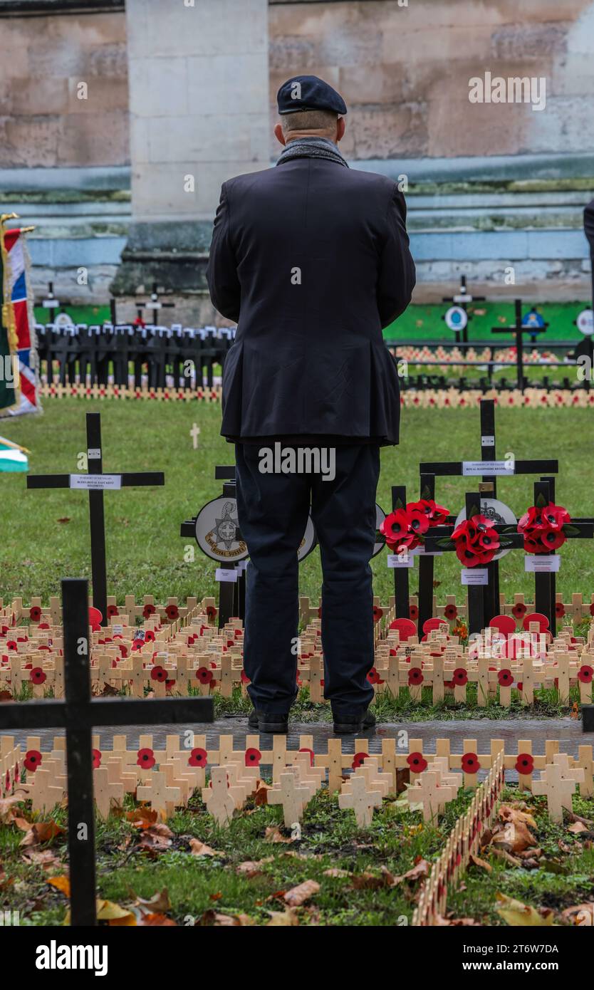 London UK 12 November 2023 Remembrance Day memorial day observed in ...