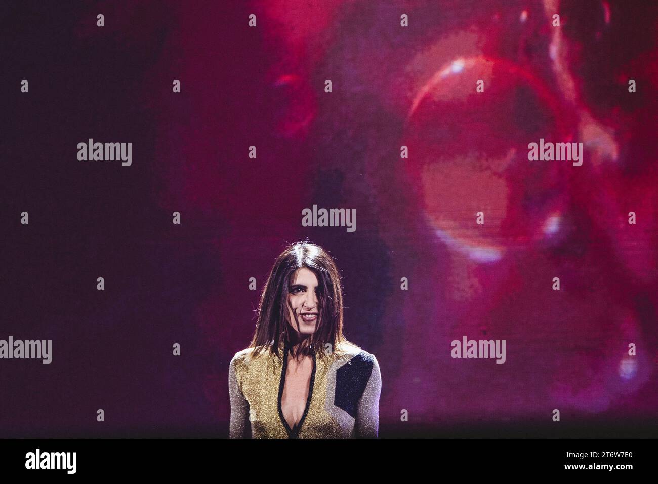 Singer Giorgia Todrani, simply known as Giorgia, performs live at ...