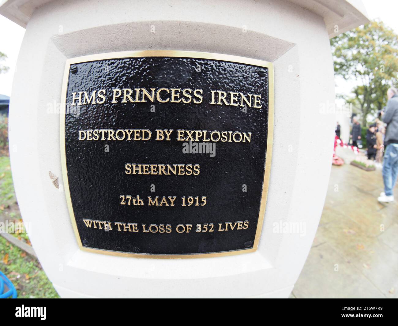 Sheerness, Kent, UK. 12th Nov, 2023. A Remembrance Day ceremony at ...