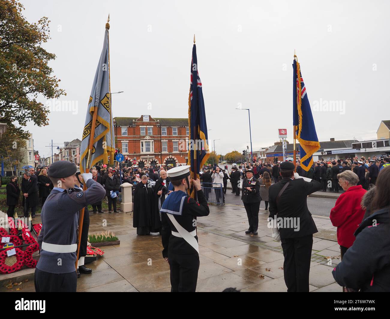 Sheerness, Kent, UK. 12th Nov, 2023. A Remembrance Day ceremony at ...