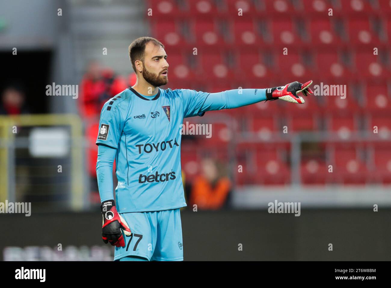 Valentin Cojocaru of Pogon Szczecin seen during the Polish PKO ...