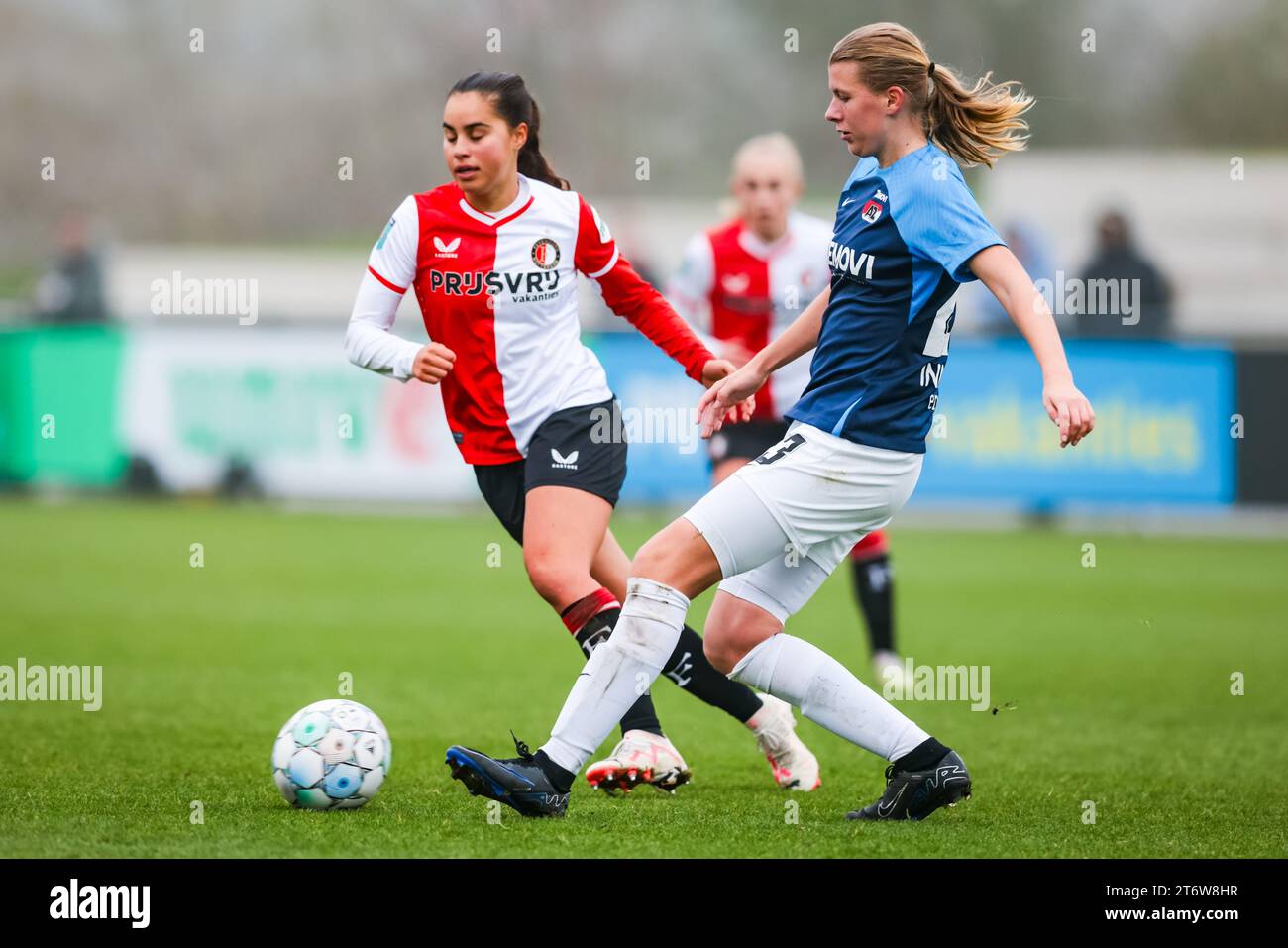 Rotterdam 12 11 2023 Varkenoord Azerion Eredivisie Vrouwen Feyenoord Az Women Season