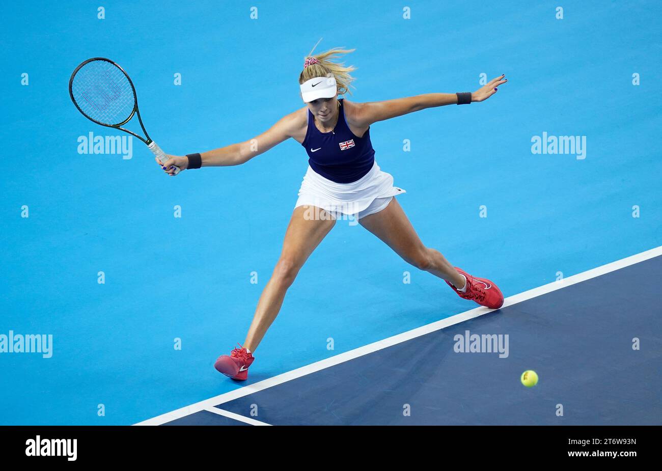 Great Britain's Katie Boulter in action against Sweden’s Kajsa Rinaldo ...