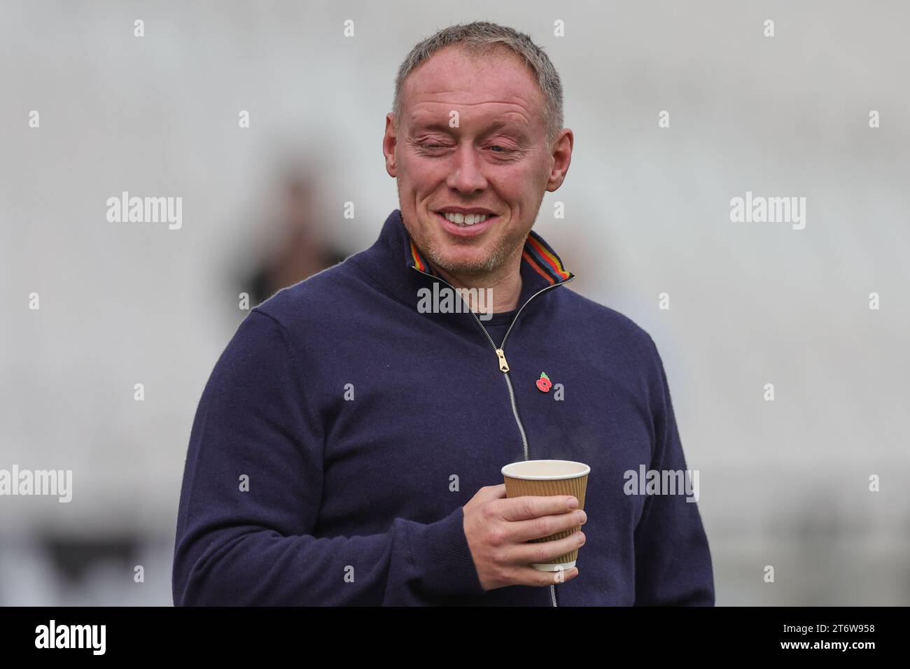 Steve Cooper manager of Nottingham Forest arrives ahead of the Premier ...