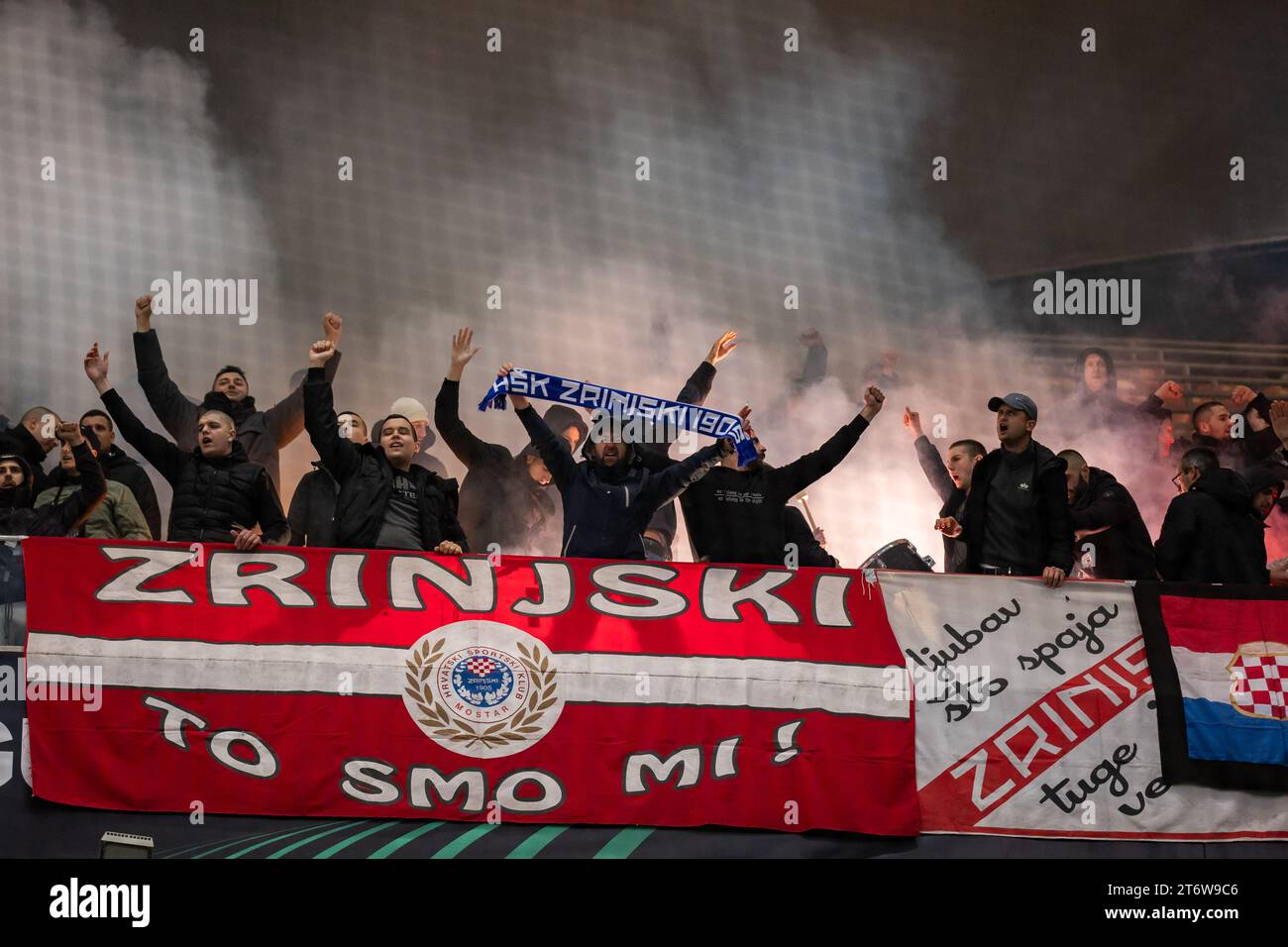 Hsk zrinjski mostar supporters hi-res stock photography and images - Alamy