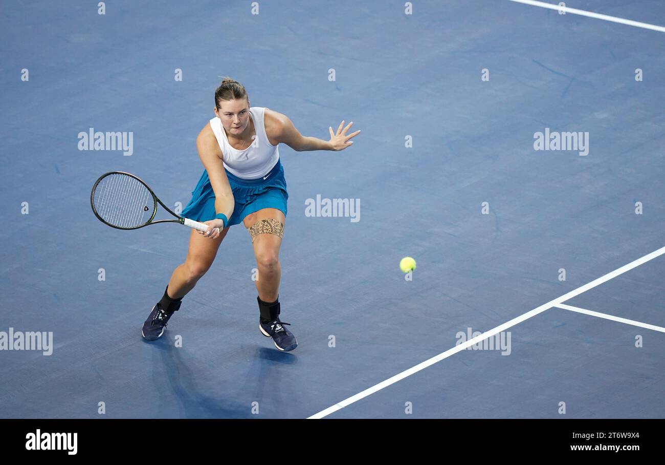 Sweden’s Kajsa Rinaldo Persson in action against Great Britain's Katie ...