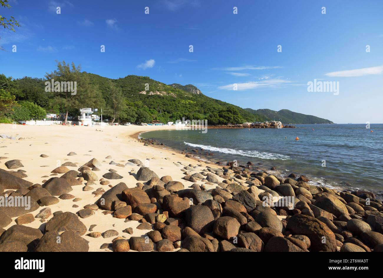 Lo So Shing beach, Lamma Island, Hong Kong Stock Photo - Alamy