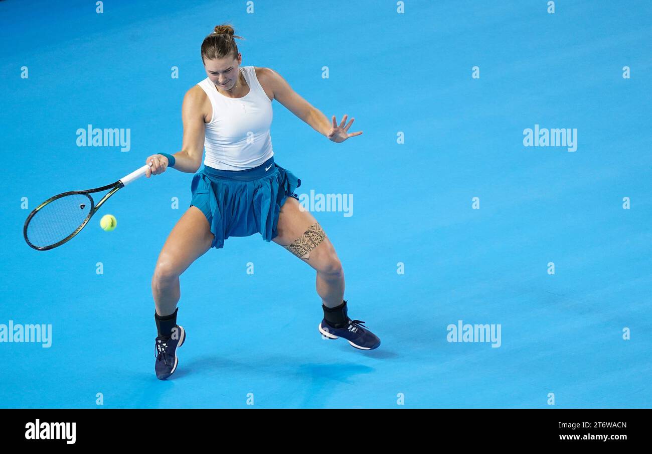 Sweden’s Kajsa Rinaldo Persson in action against Great Britain's Katie ...