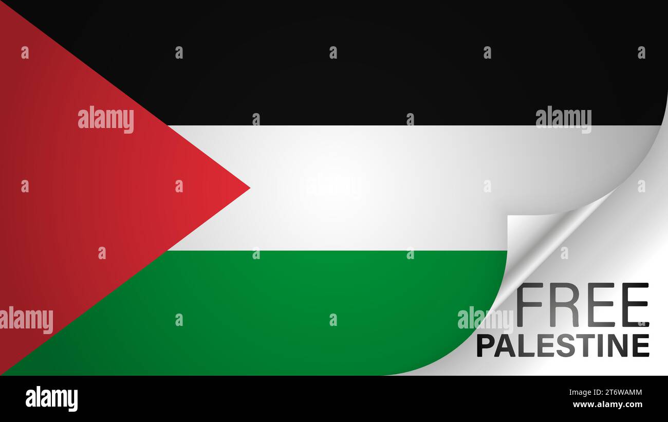 Patriotic background with Palestine flag colours. Perfect element for ...