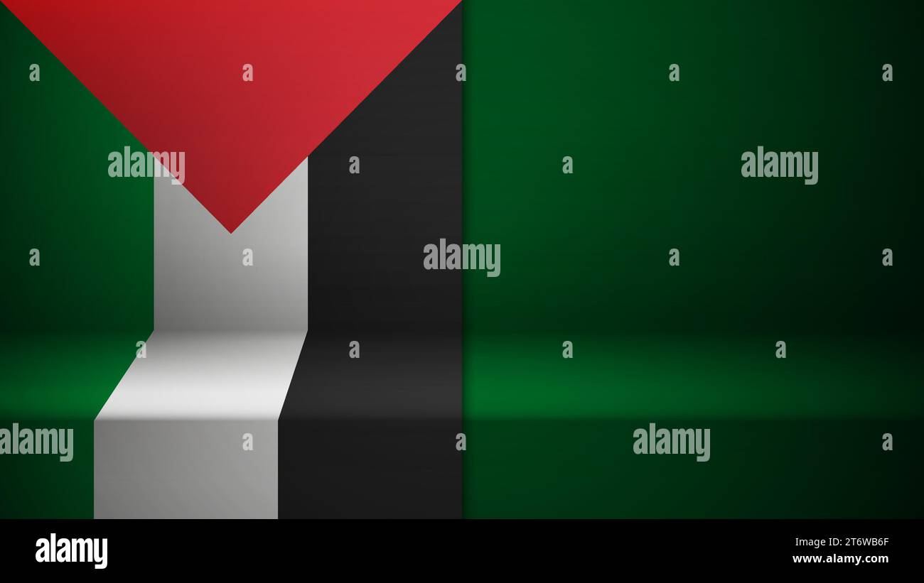 Patriotic background with Palestine flag colours. Perfect element for ...