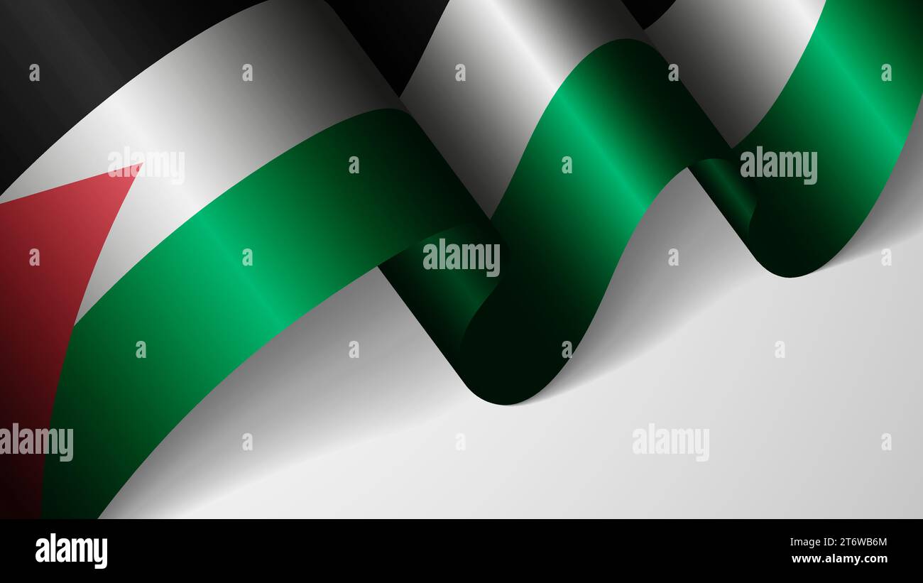 Patriotic background with Palestine flag colours. Perfect element for ...