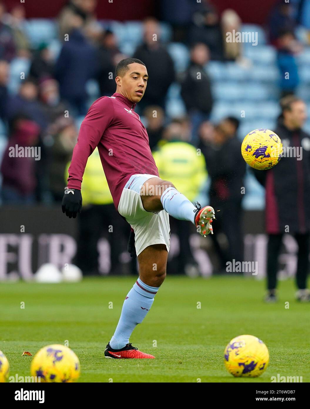 Birmingham, England, 12th November 2023. Youri Tielemans of Aston Villa ...
