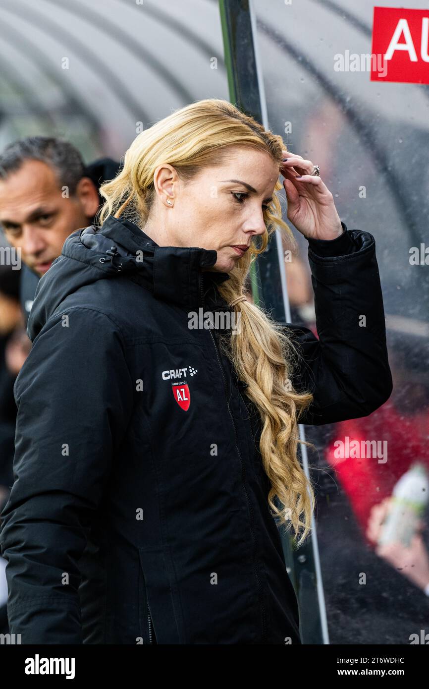 ALMERE - Psychologist Annemieke Zijerveld during the Dutch Eredivisie ...