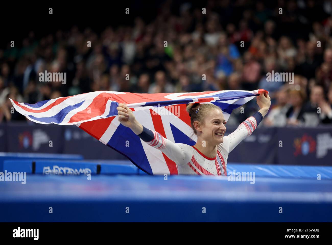 Great Britain’s Bryony Page celebrates winning Gold in the Women’s ...