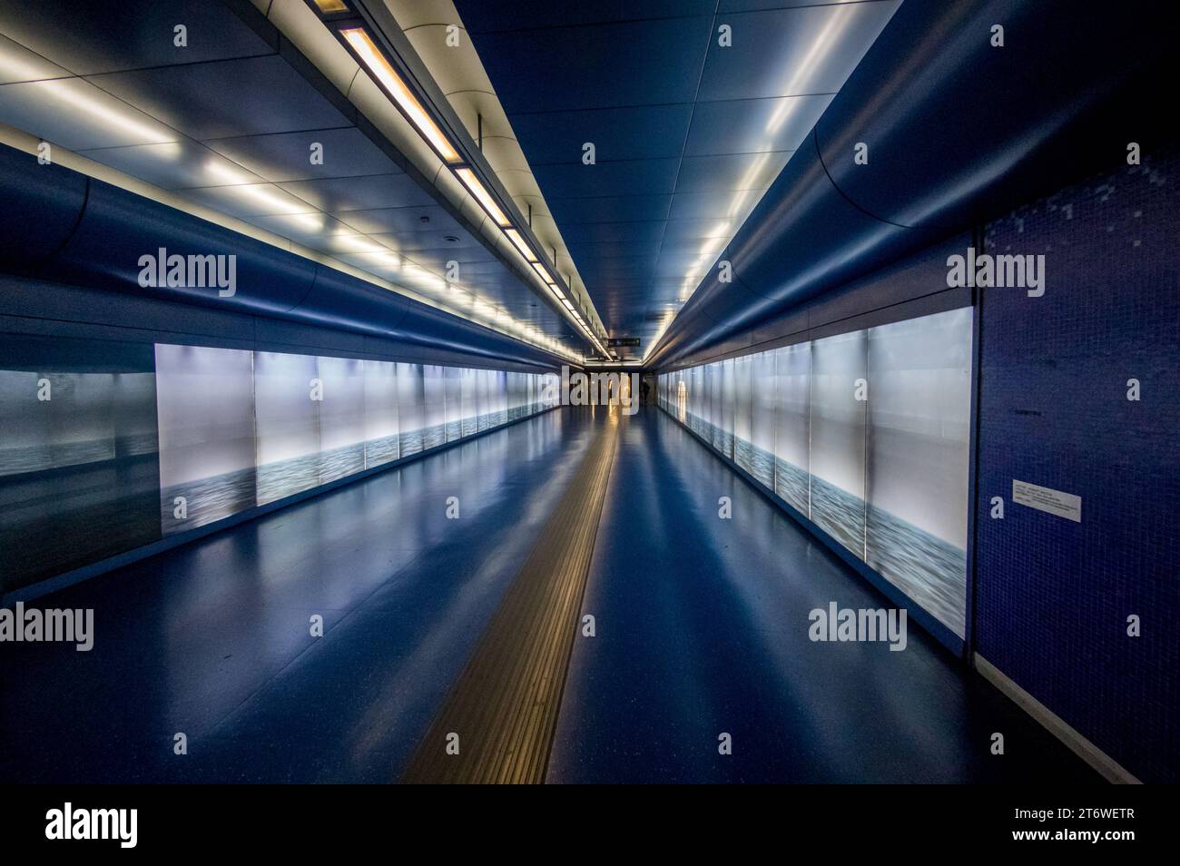Life underground traveling with metro in a fantastic dimension Stock ...